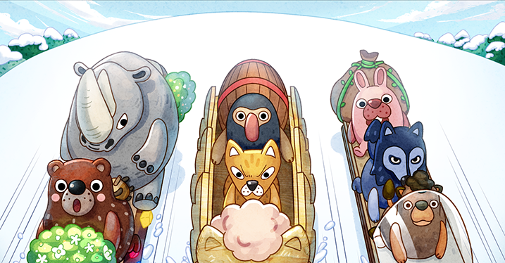 The Poko Forest Sled Race Part 1